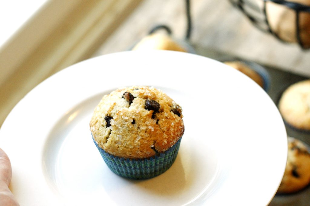 Chocolate Chip Muffins Recipe - The Lunch Box Ladies