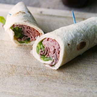 Barbecue Roast Beef Wraps Recipe - The Lunch Box Ladies